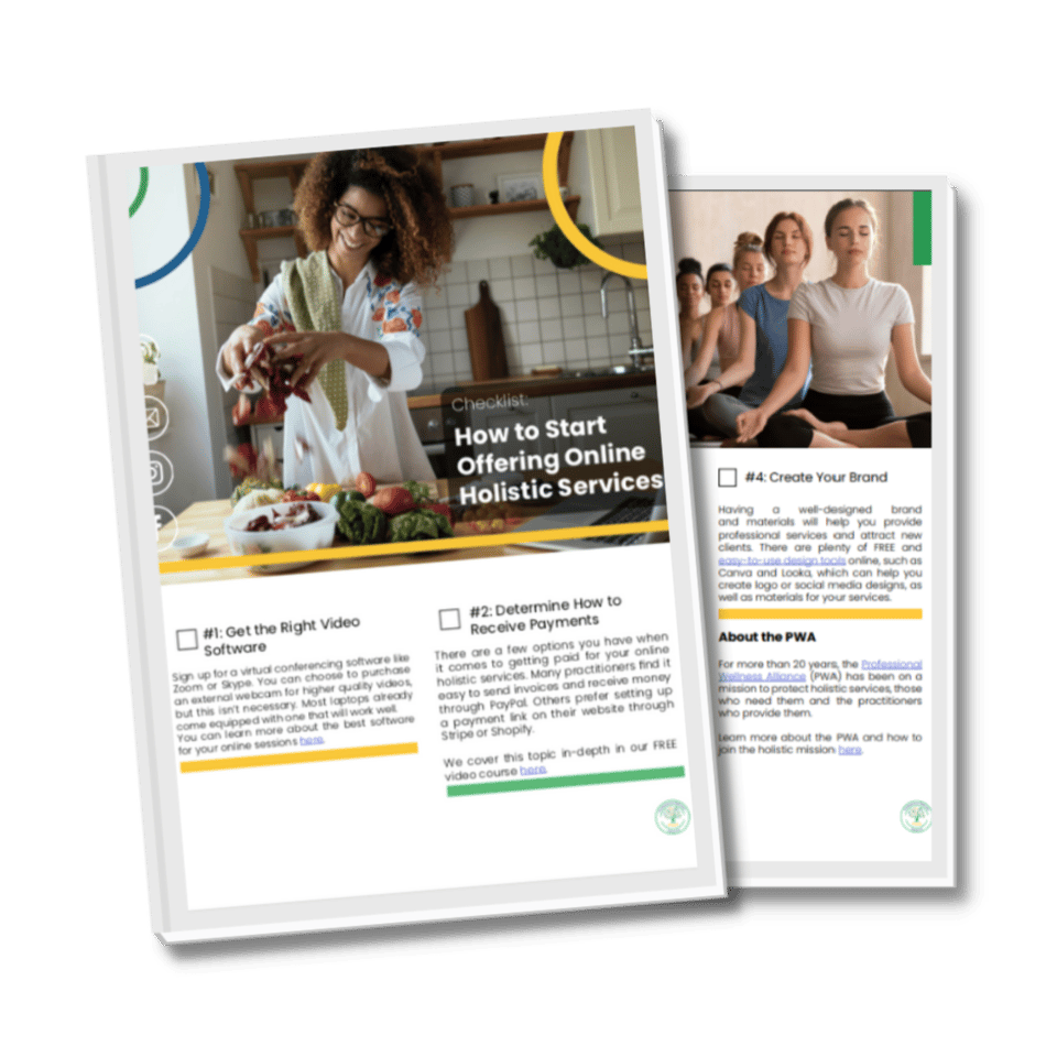 FREE Checklist: Offer Your Holistic Health Services Online